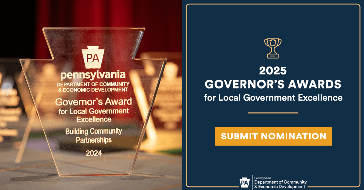 Governor’s Awards for Local Government Excellence - PA Department of ...